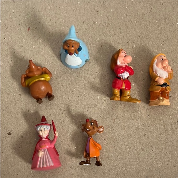 Disney | Toys | Mini Disney 12 Cake Topper Figures | Poshmark